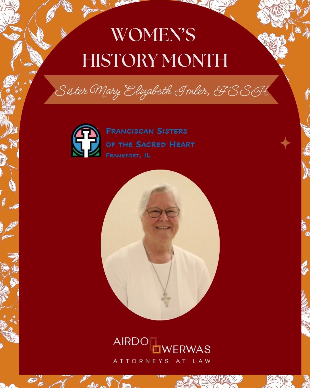 Recognizing Sister Mary Elizabeth Imler, FSSH