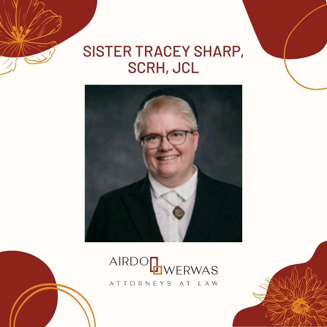 Recognizing Sister Tracey Sharp, SCRH, JCL