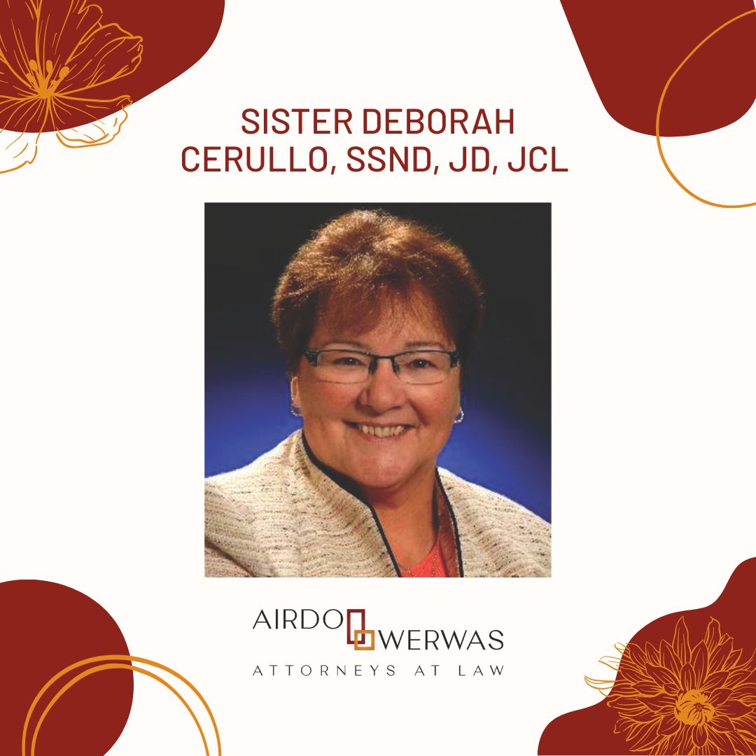 Recognizing Sister Deborah Cerullo, SSND, JD, JCL